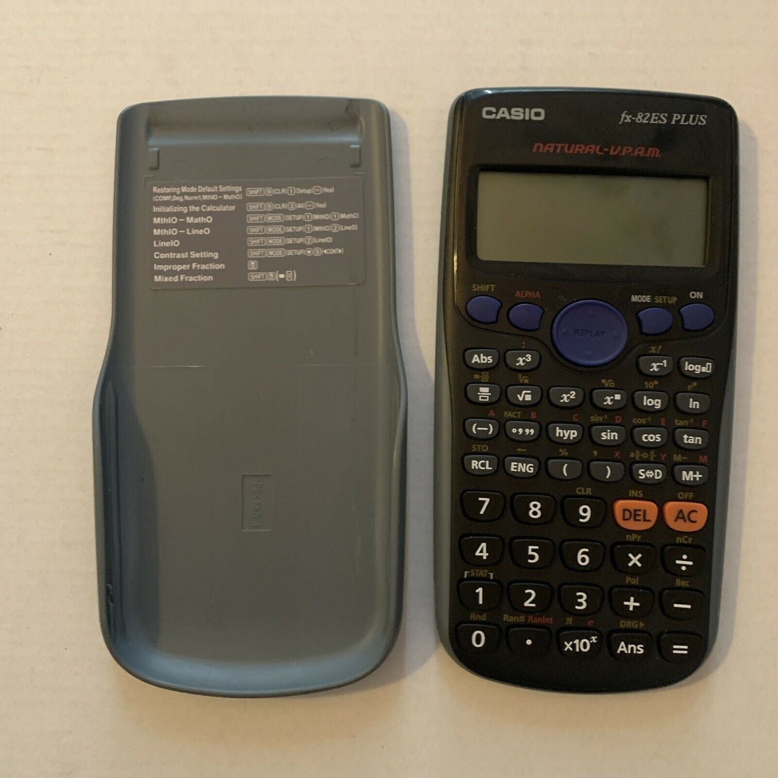 Casio fx-82ES Plus Scientific Calculator Natural-V.P.A.M – Retro Unit