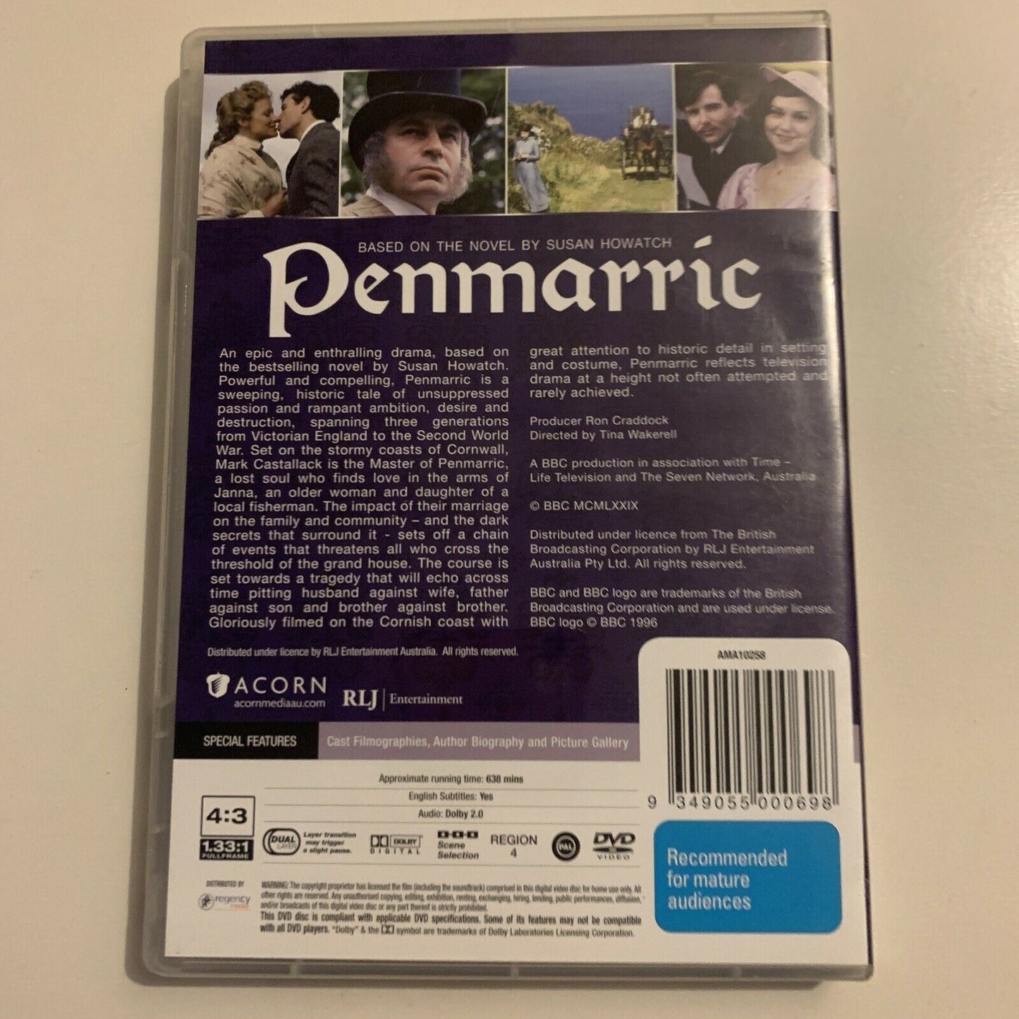 Penmarric (DVD, 1979, 4-Disc) Annabel Leventon, Thomas Ellice BBC Regi ...