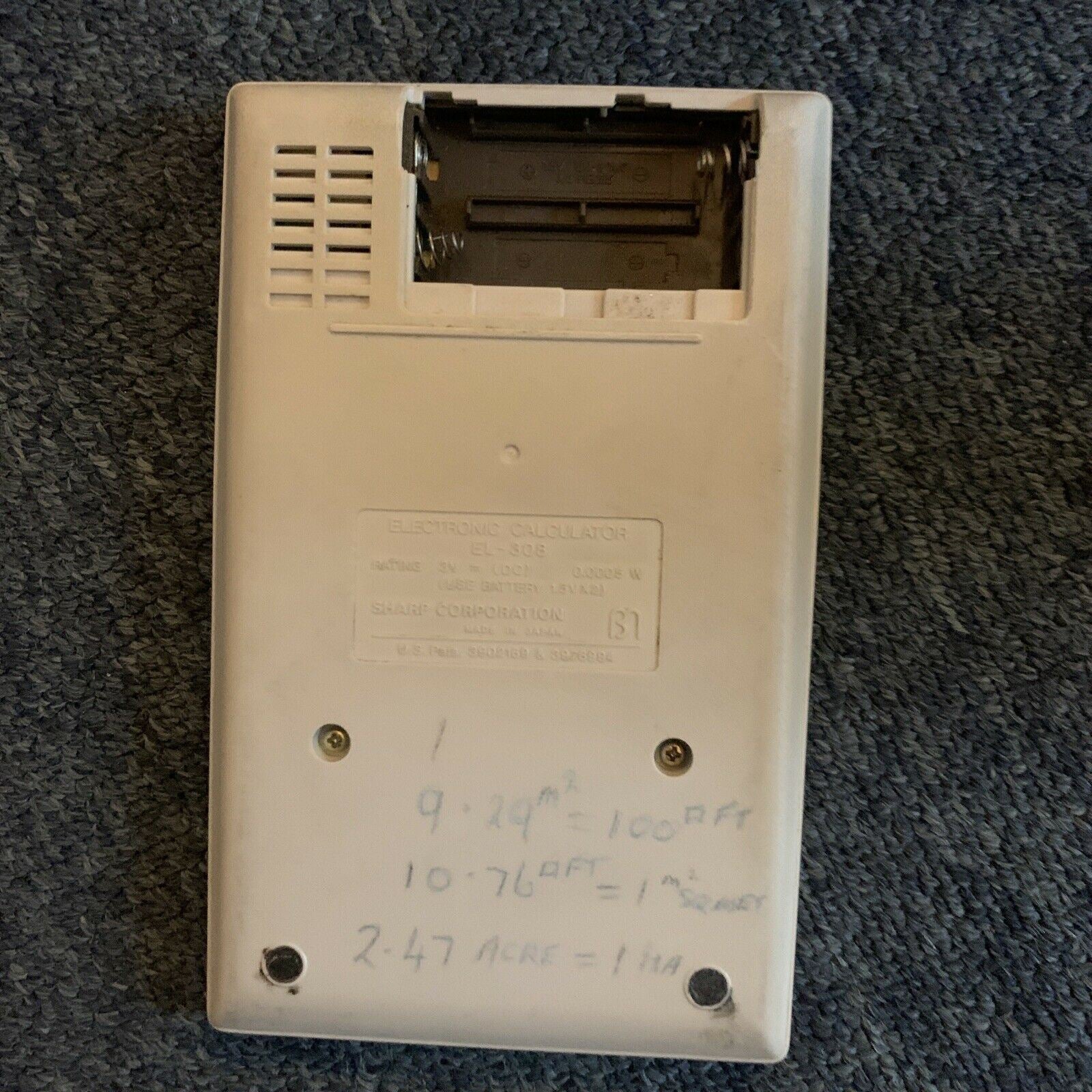 Vintage Sharp ELSI Mate EL-308 Calculator *For Parts Or Repair Only ...