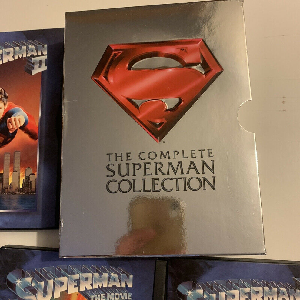 The Complete Superman Collection (DVD, 1987, 4-Disc) Christopher Reeve ...