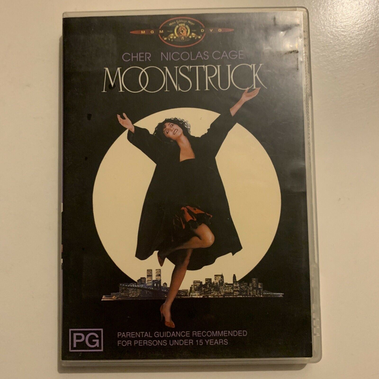 Moonstruck (DVD, 1987) Nicolas Cage, Cher. Region 4 – Retro Unit
