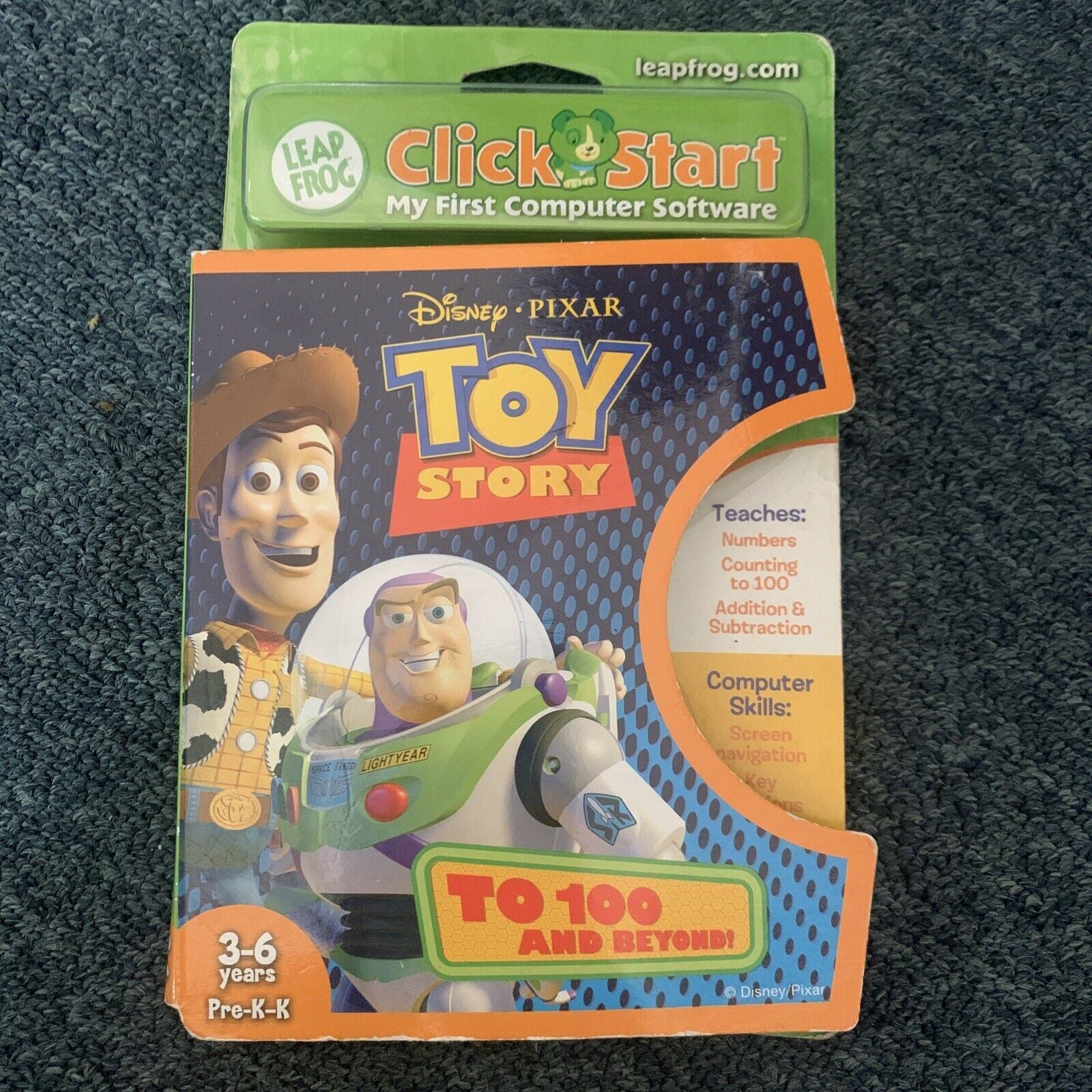 LeapFrog ClickStart Educational Software Toy Story to 100 and Beyond ...