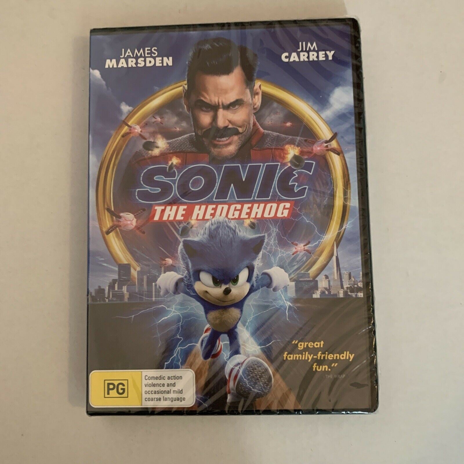 *New Sealed* Sonic the Hedgehog (DVD, 2020) Jim Carrey Region 4 – Retro ...