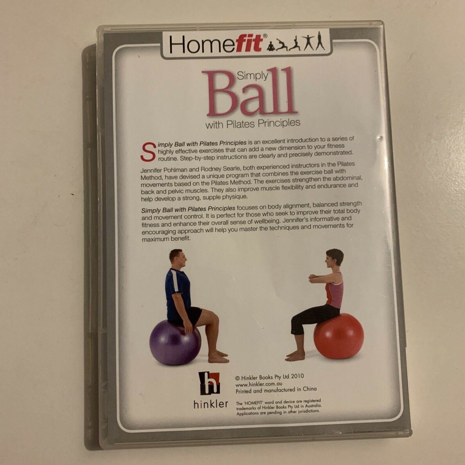 Simply Ball With Pilates Principles (DVD, 2010) Jennifer Pohlman. All ...