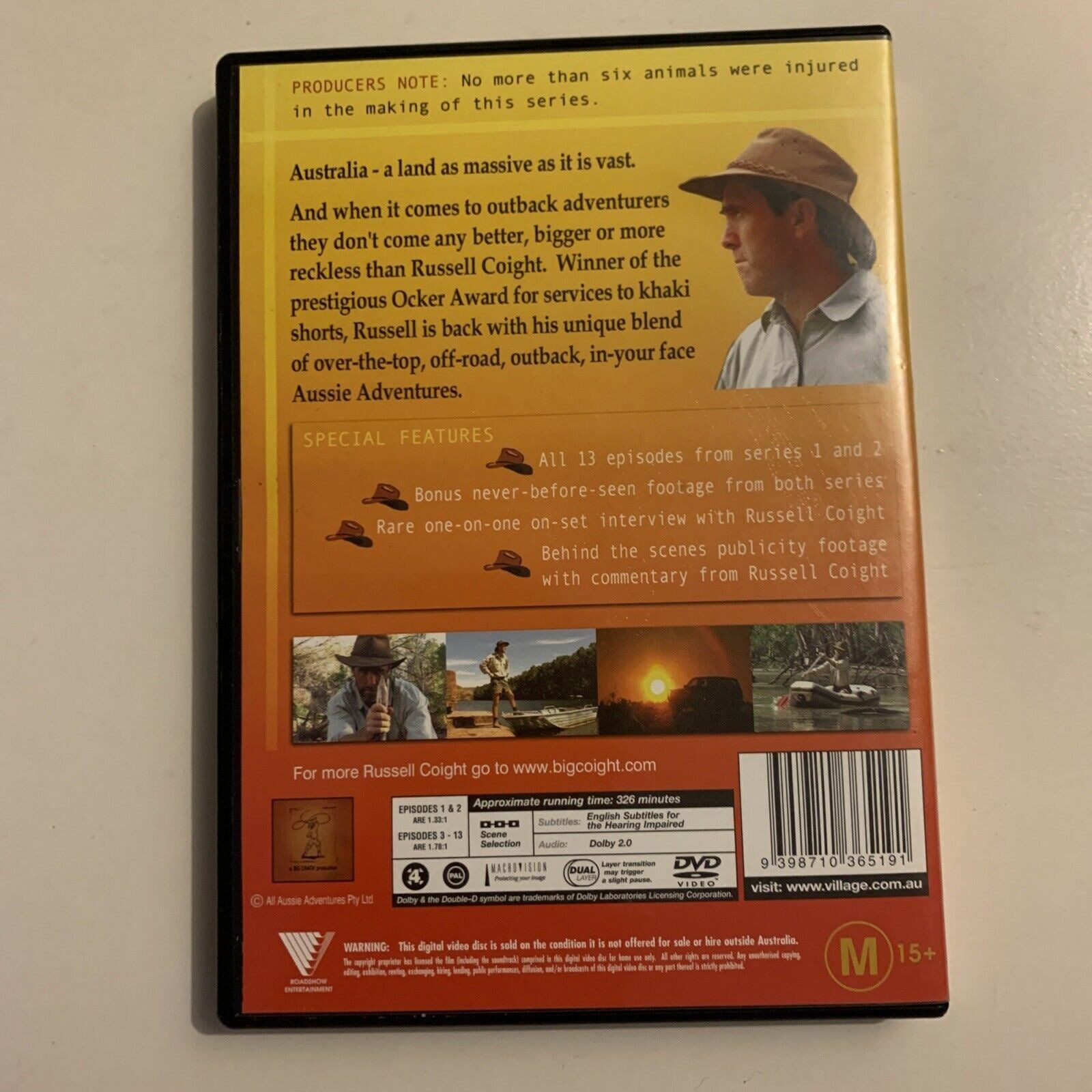Russell Coight's All Aussie Adventure : Series 1 & 2 (DVD) Region 4 ...