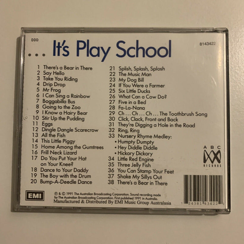 Play School ‎– ...It's Play School - Songs From ABC Playschool (CD, 19 ...