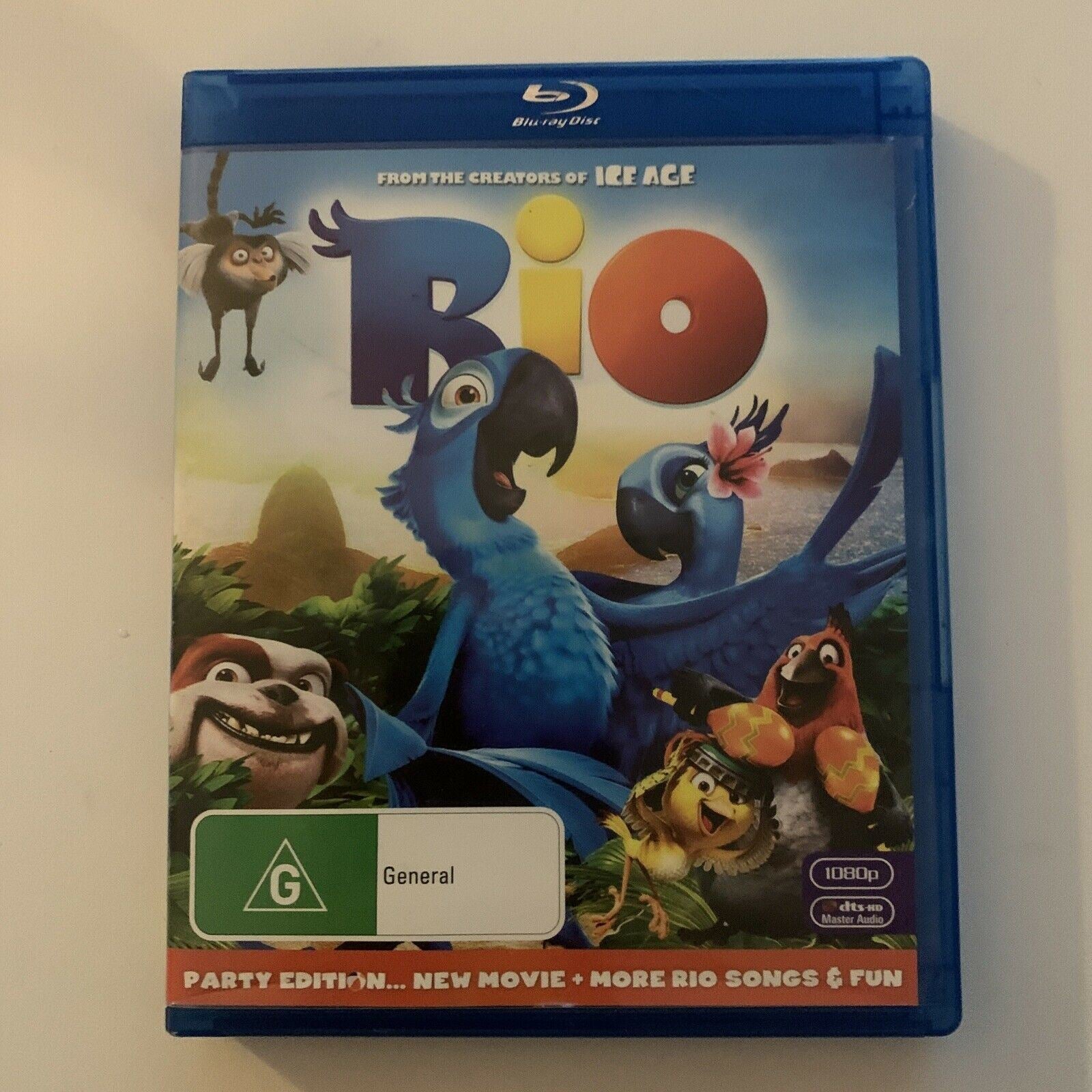 Rio (Bluray, 2011) Jason Fricchione, Kelly Keaton, Karen Disher Region ...