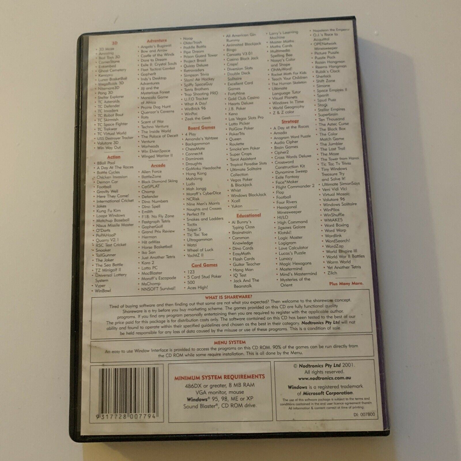Over 1000 Games For Windows PC - CD-Rom Games - Nodtronics - – Retro Unit