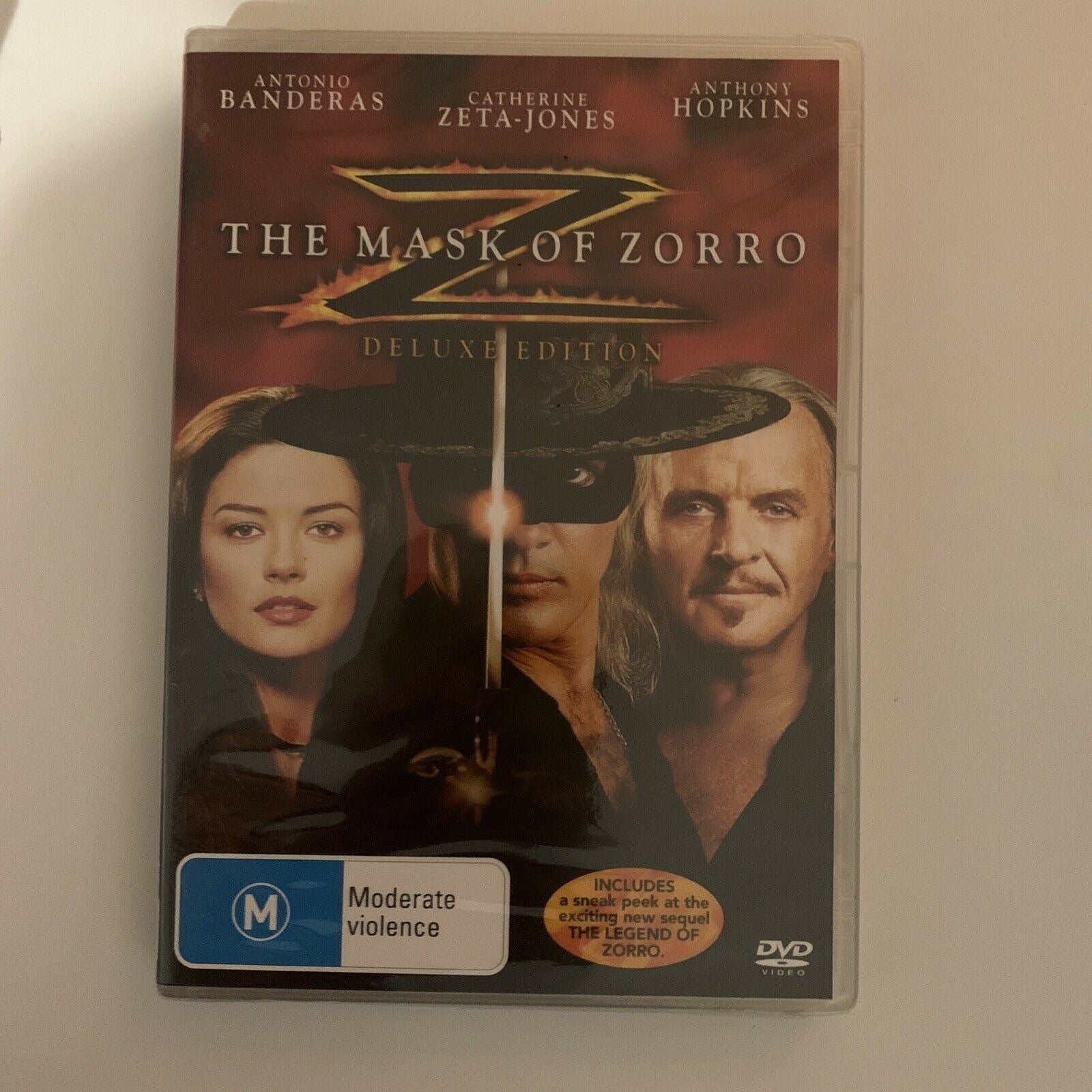 *New Sealed* The Mask Of Zorro - Deluxe Edition (DVD, 1998) Region 4 ...
