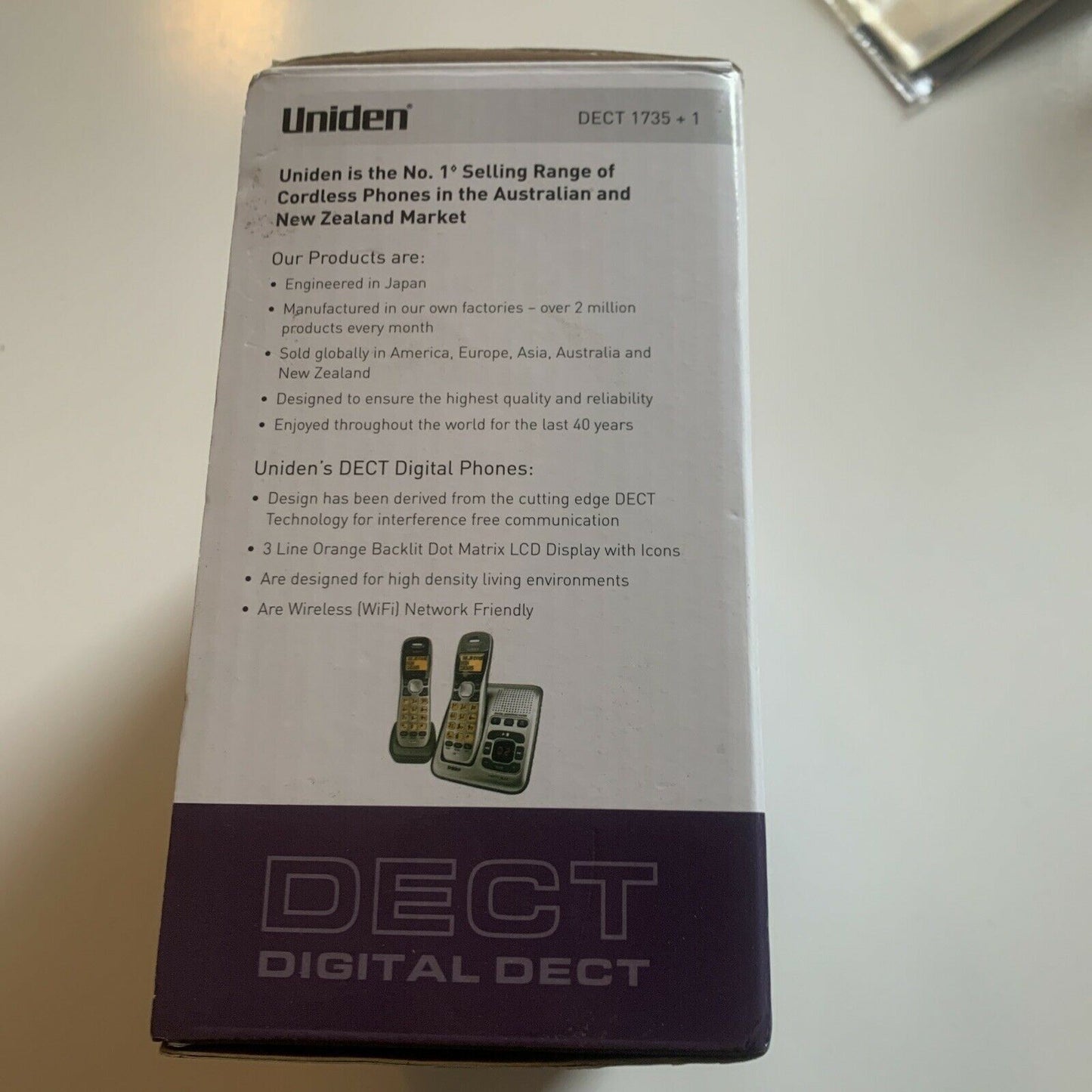 Uniden DECT1735+1 DECT Cordless Telephone System - Digital Answering M ...
