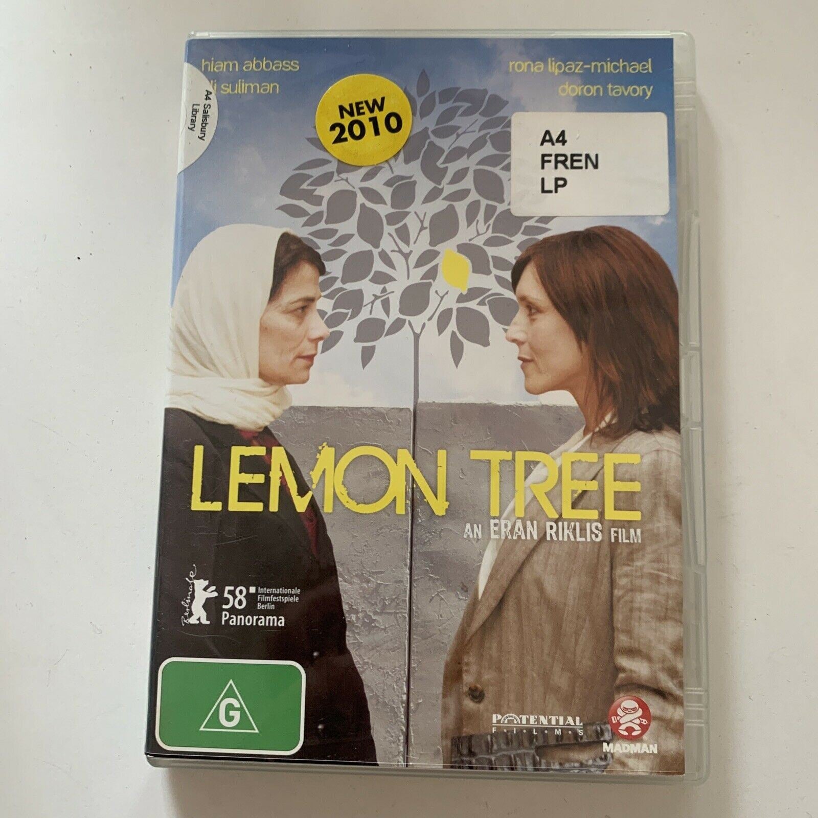 Lemon Tree (DVD, 2008) Hiam Abbass, Rona Lipaz-Michael, Ali Suliman Re ...