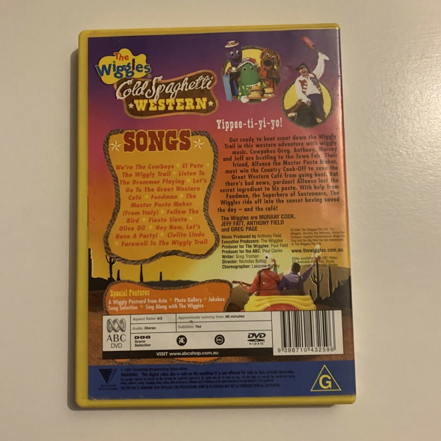 The Wiggles - Cold Spaghetti Western (DVD, 2004) – Retro Unit