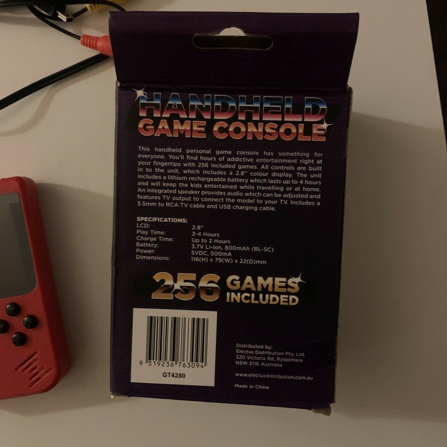 Handheld Game Console with 256 Games 2.8 Inch Display for travelling o ...