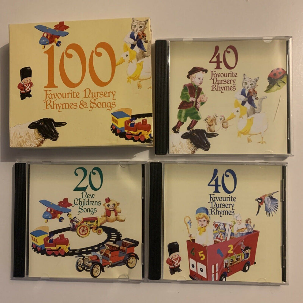 100 Favourite Nursery Rhymes & Songs (CD, 1996, 3-Disc) – Retro Unit