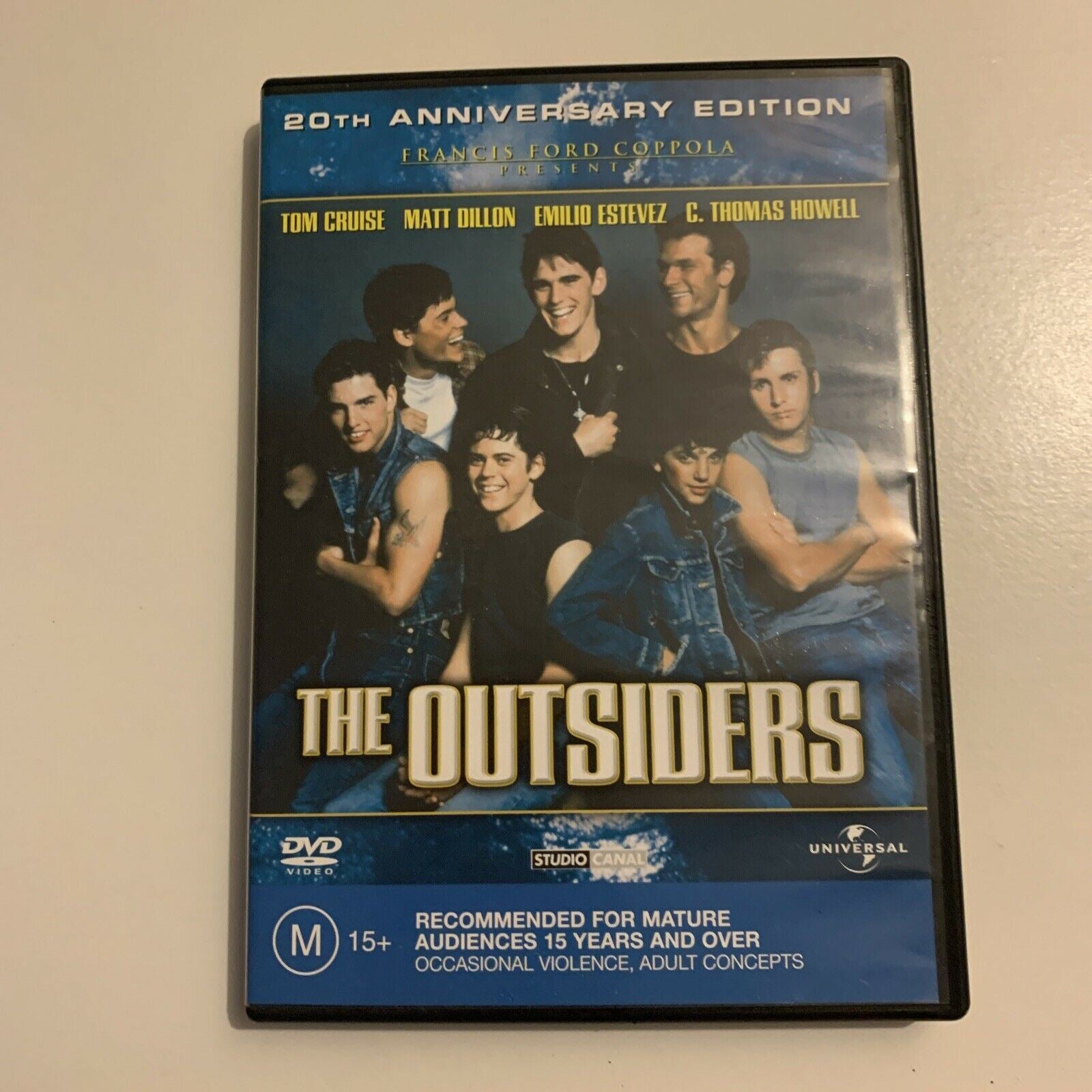 The Outsiders - 20th Anniversary Edition (DVD, 1983) Tom Cruise Region ...