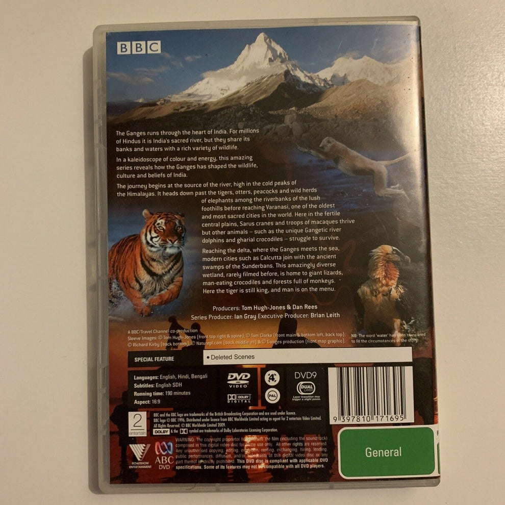 BBC: Ganges (DVD, 2009) Indian Ganges BBC Documentary Region 4 – Retro Unit