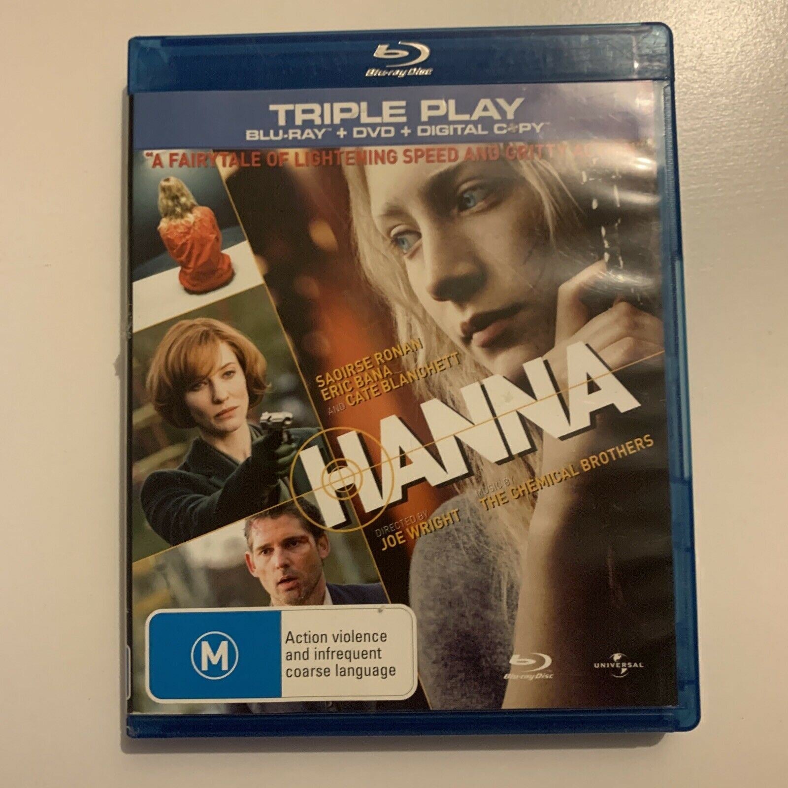 Hanna (Bluray, 2011) Cate Blanchett, Saoirse Ronan Region B – Retro Unit