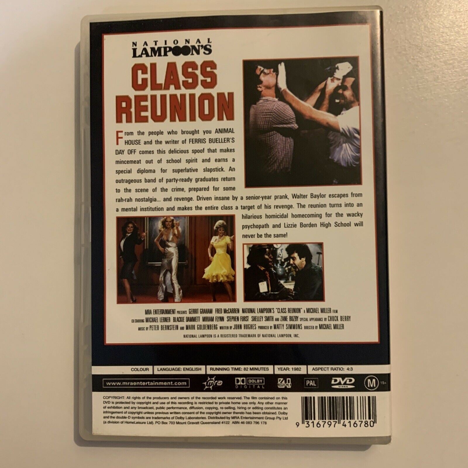 National Lampoon's Class Reunion - Graduate Edition (DVD, 1982) Region ...