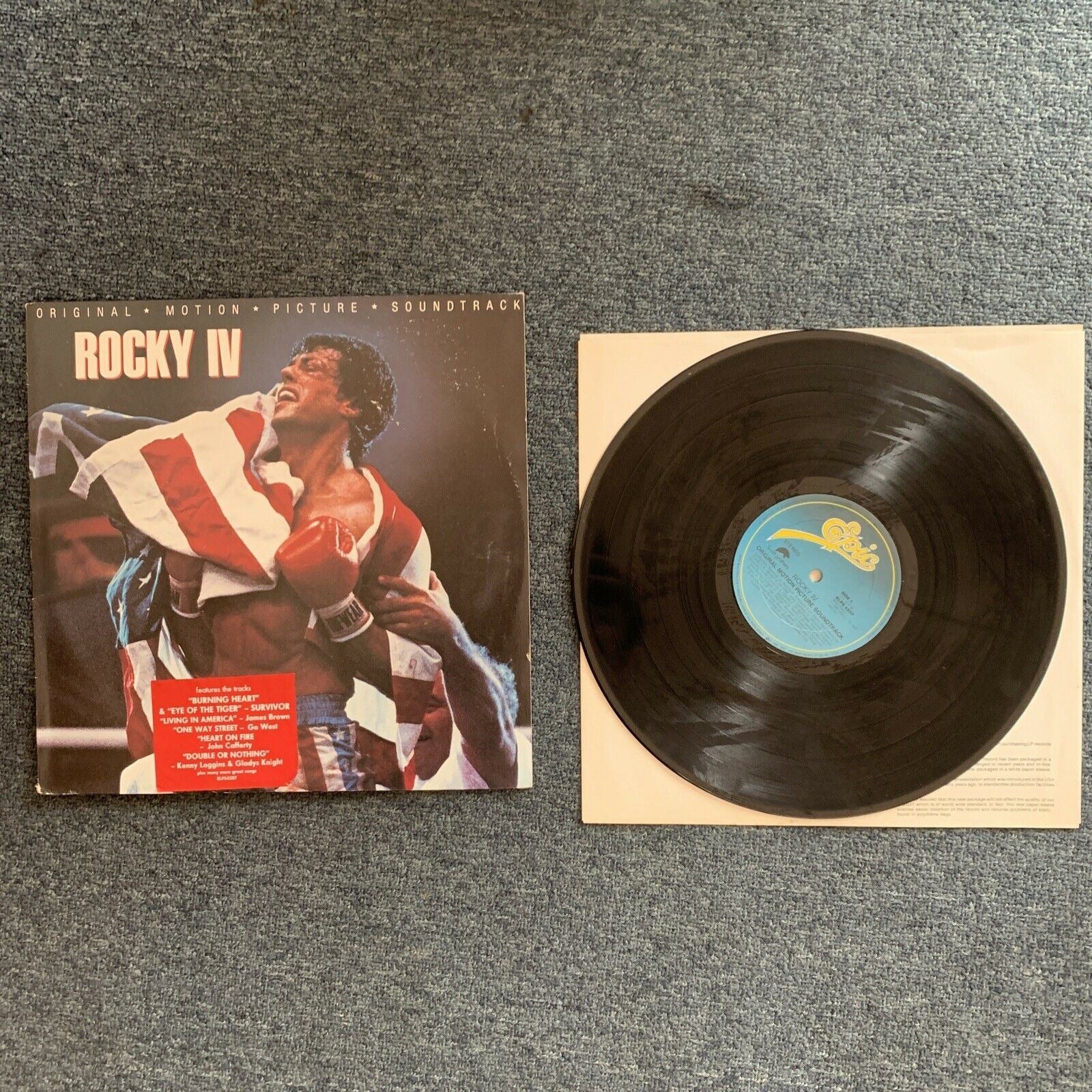 Rocky IV - Original Motion Picture Soundtrack Vinyl 12" 1985 – Retro Unit