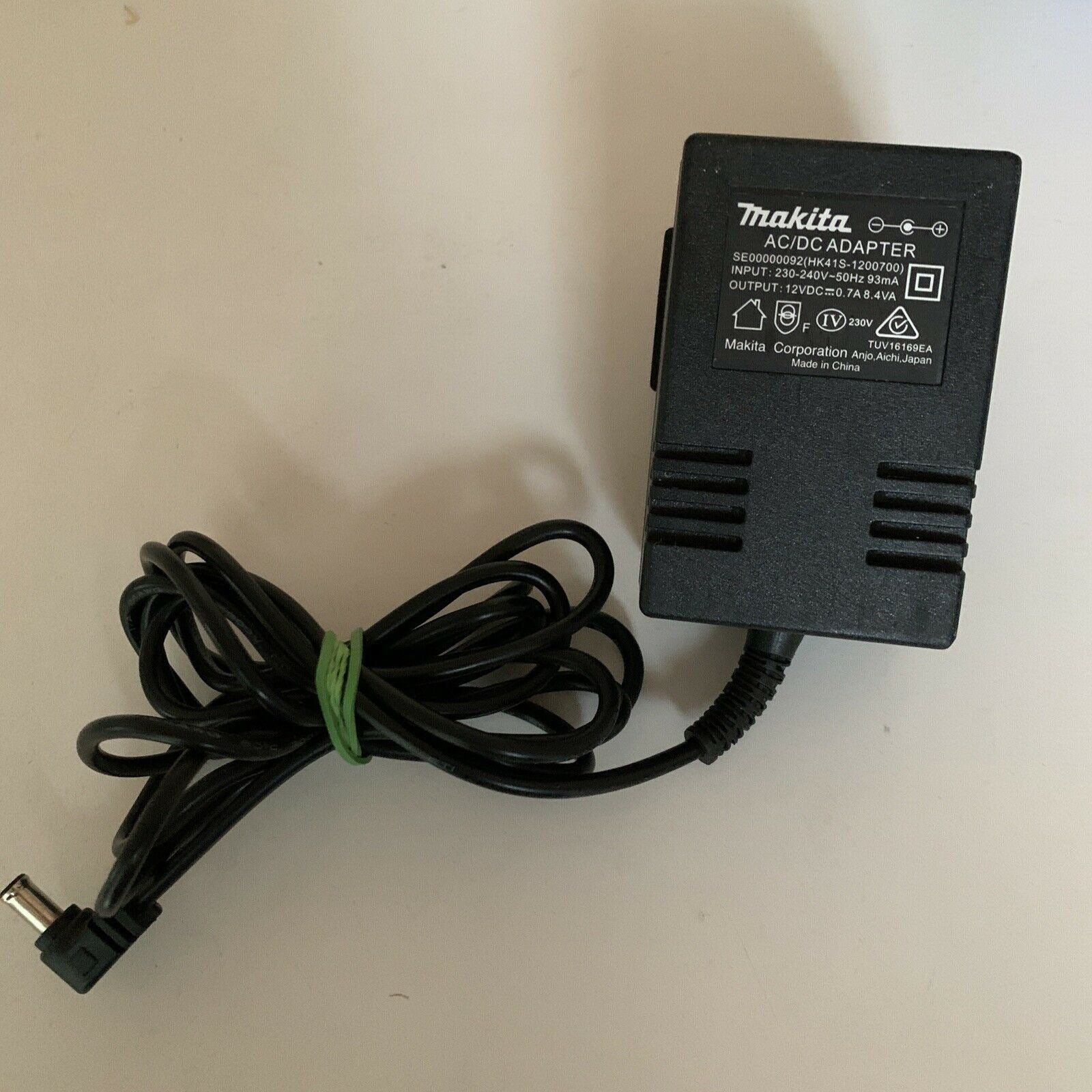 Genuine Makita AC/DC Adapter SE00000092(HK41S-1200700) 12V 0.7A – Retro ...