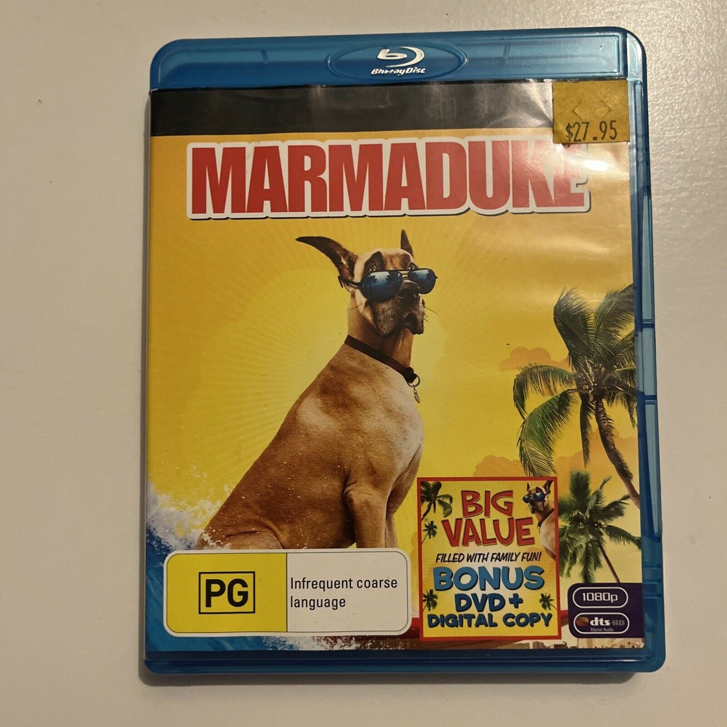 Marmaduke (Blu-ray, 2010) Owen Wilson, Steve Coogan. Region B – Retro Unit