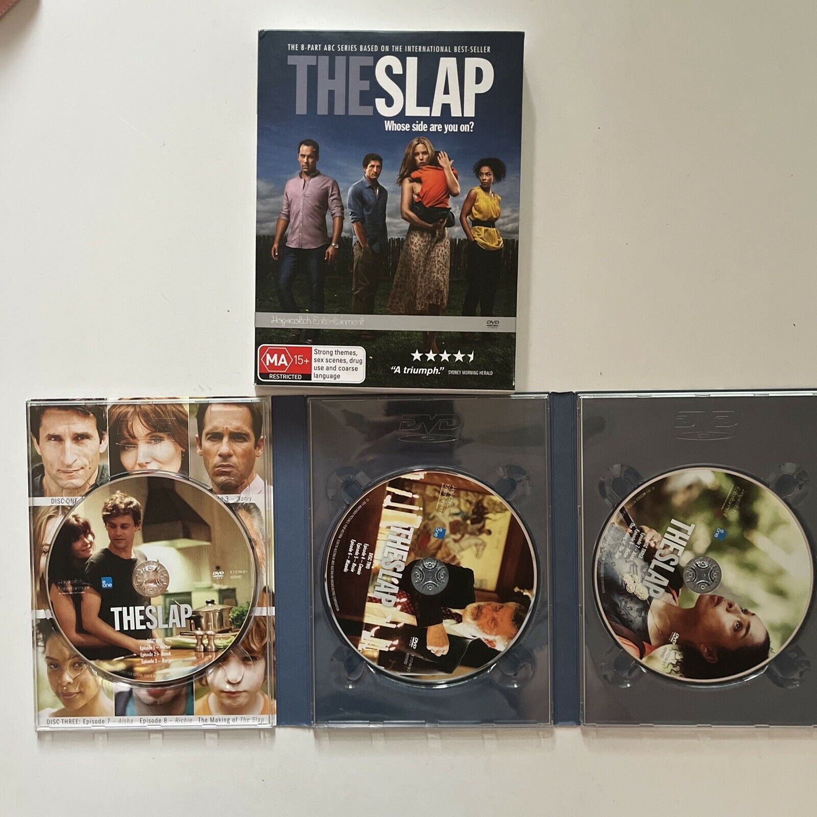 The Slap - Complete Mini Series (DVD, 2011, 3-Disc) Melissa George Reg ...