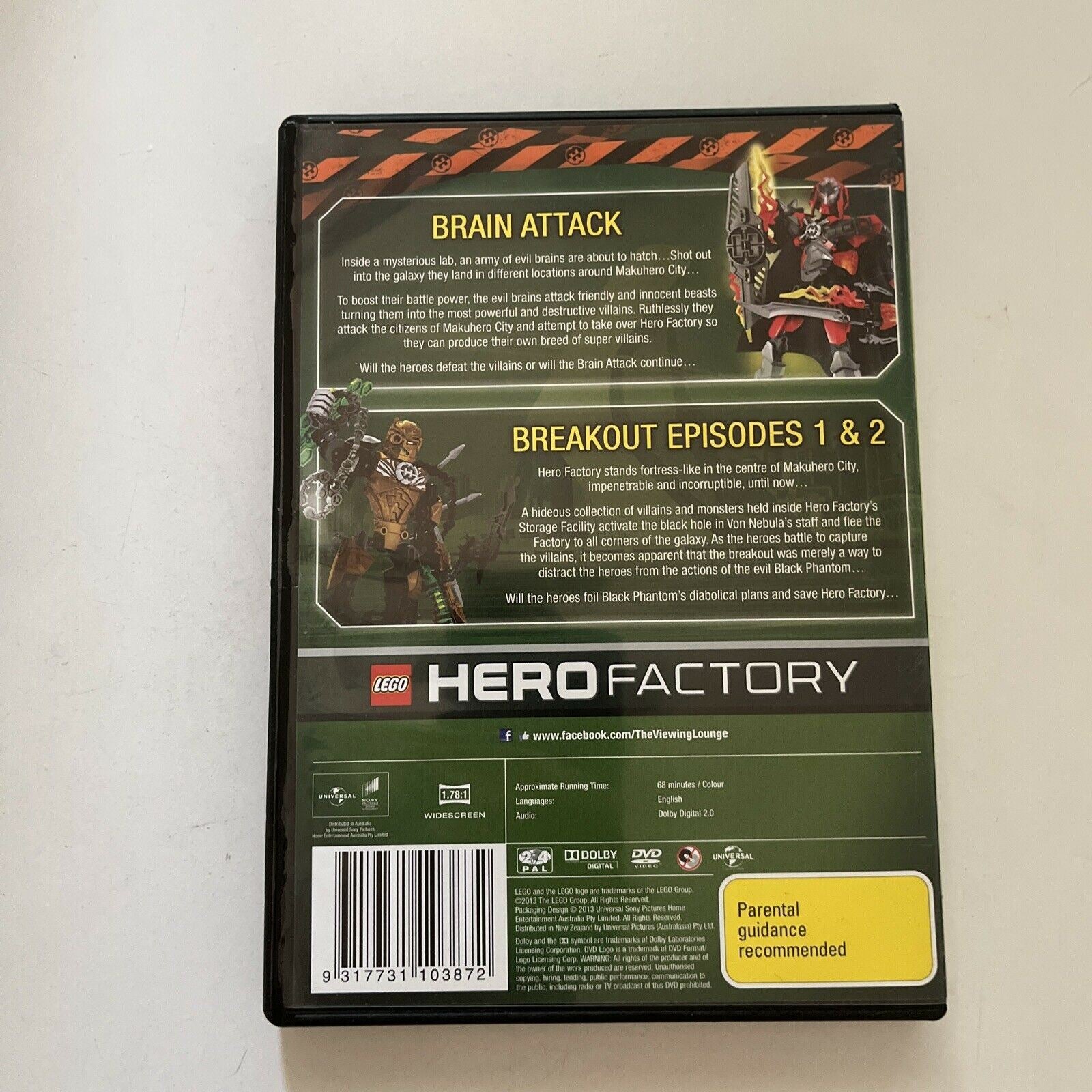 LEGO Hero Factory Mini Movie Collection: Brain Attack + Breakout 1 & 2 ...