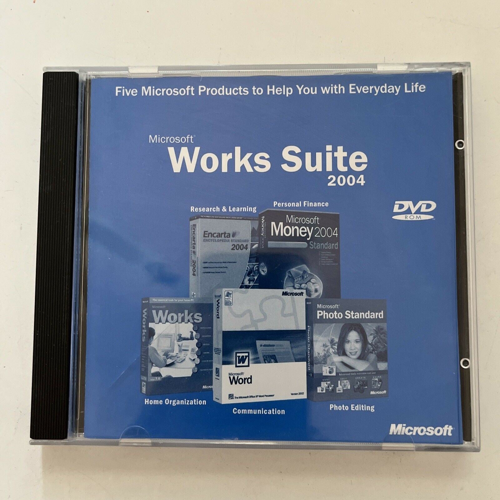 Microsoft Works Suite 2004 PC DVD-ROM for Windows XP/7 – Retro Unit