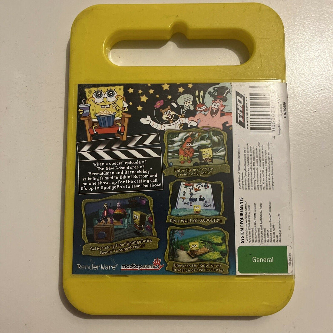SpongeBob SquarePants - Lights, Camera, Pants! - PC Video Game CDROM ...