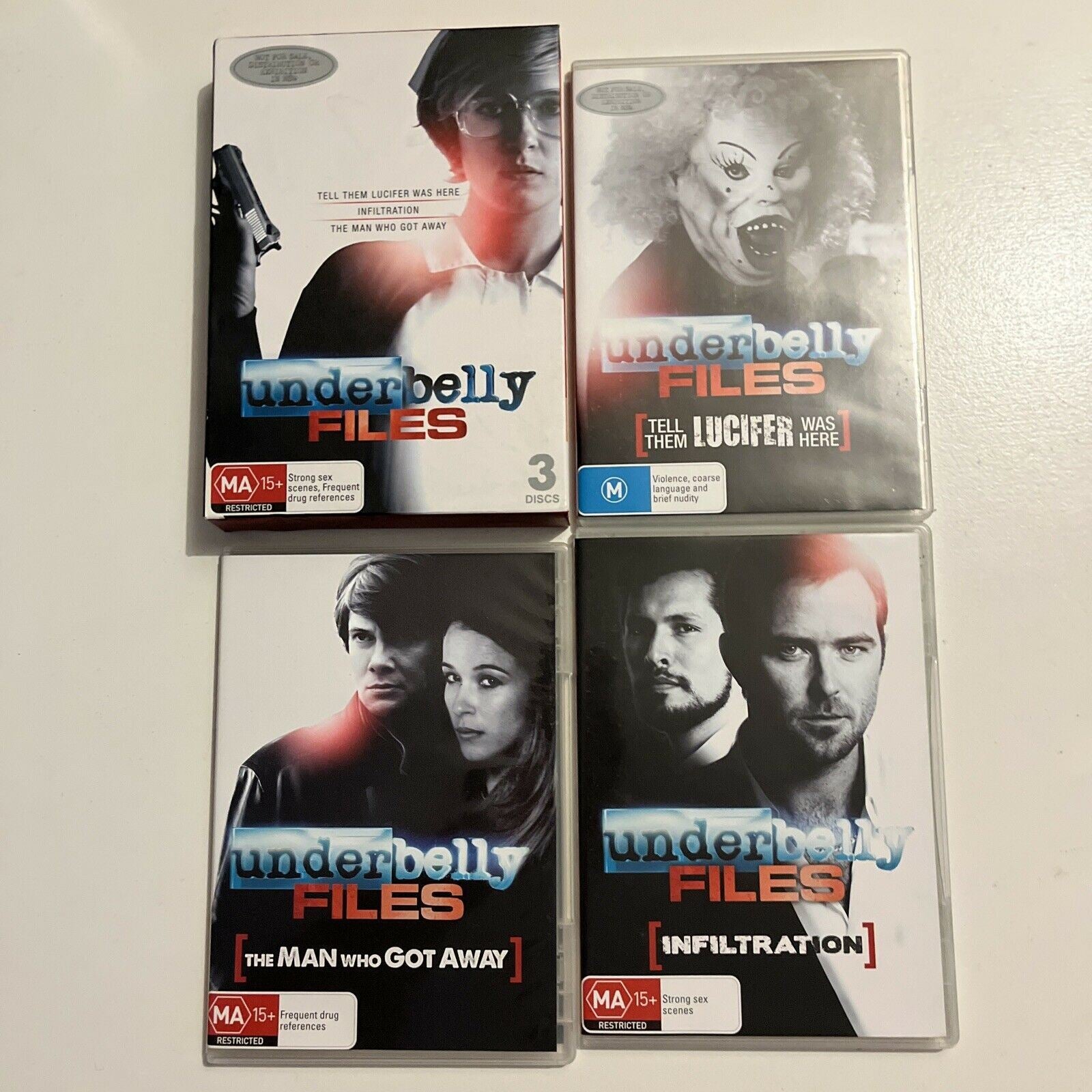 Underbelly Files (DVD, 2010, 3-Disc) Region 4 – Retro Unit