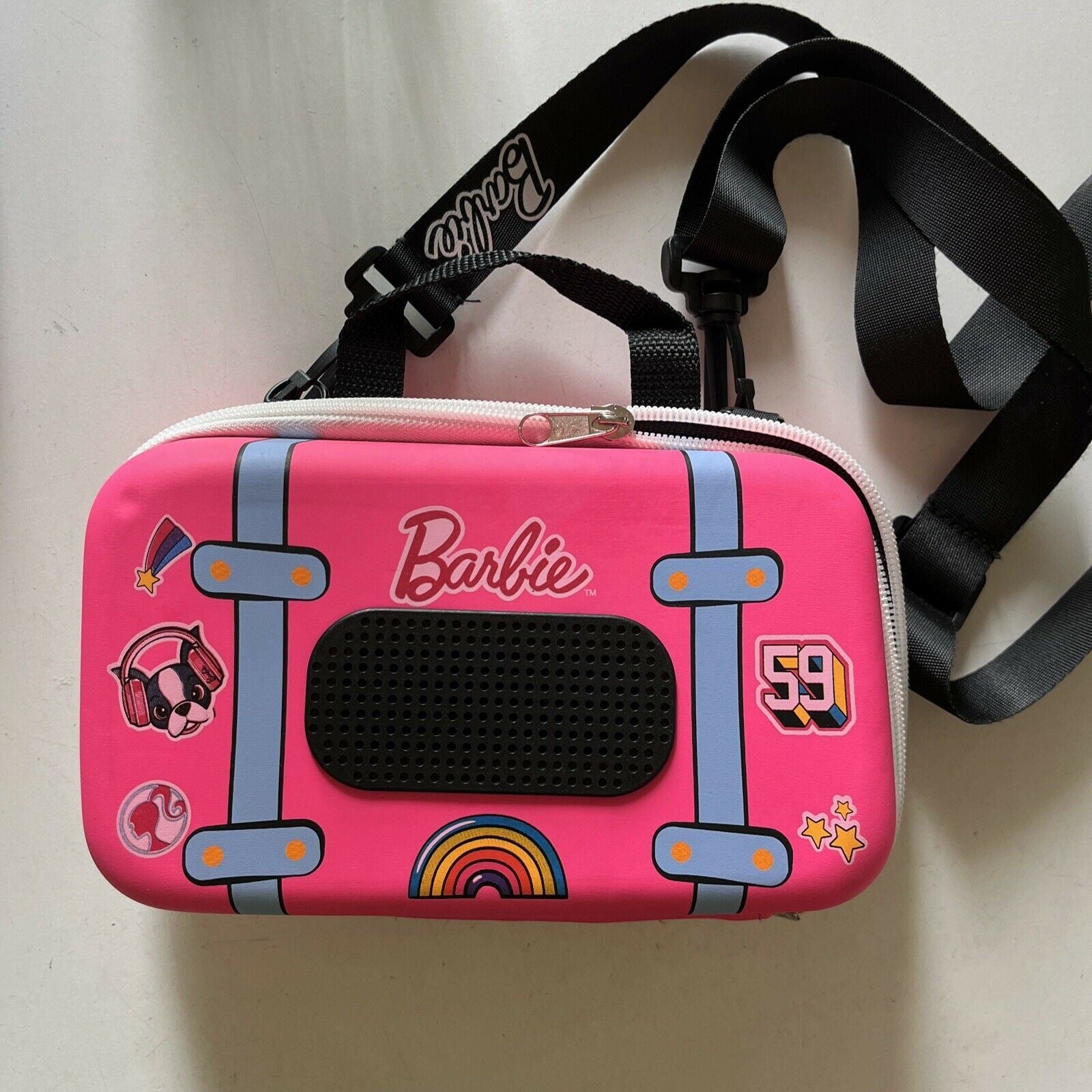 Barbie Portable Bluetooth Speaker & Carrying Case – Retro Unit