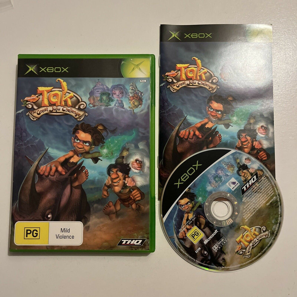 Tak The Great Juju Challenge - XBOX Original PAL With Manual – Retro Unit