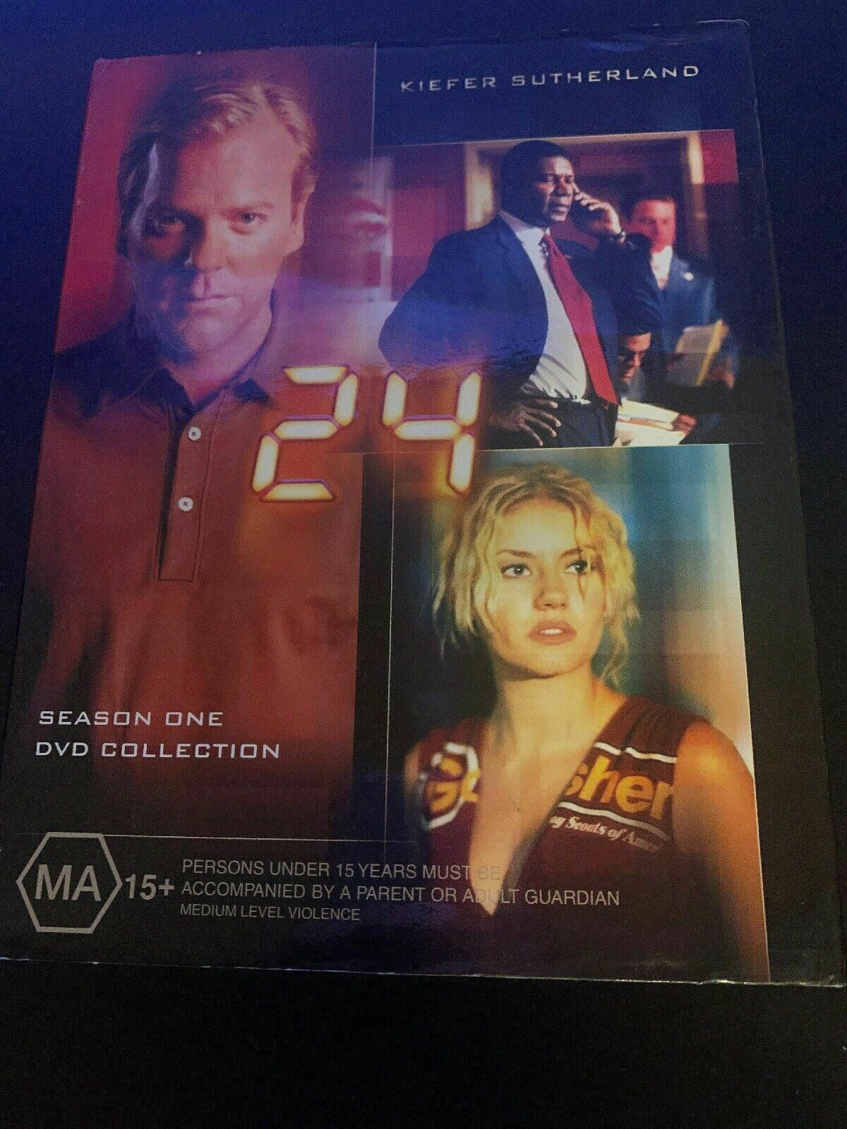 24 : Season 1 (DVD, 2002, 6-Disc Set) Region 4 – Retro Unit