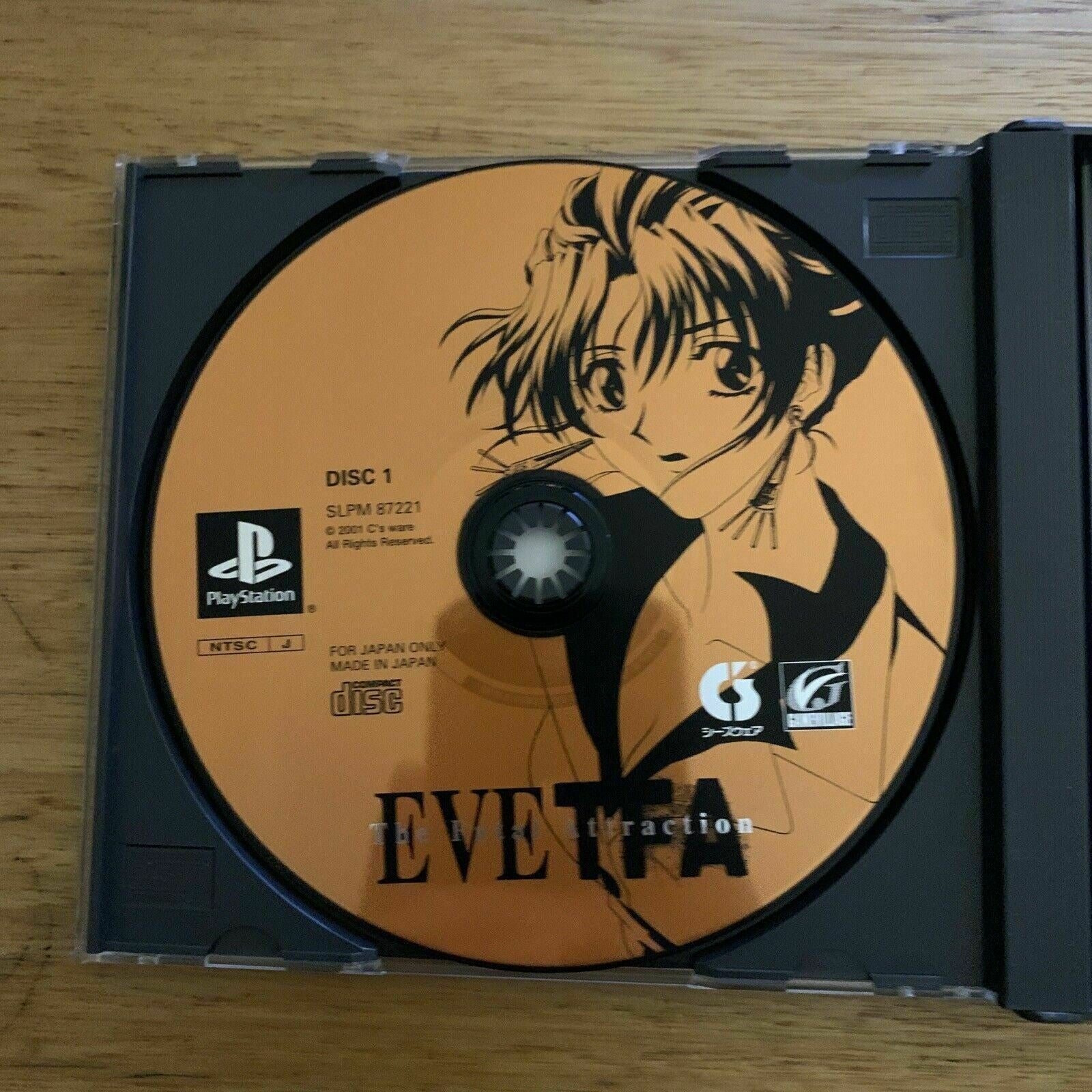 EVE - The Fatal Attraction - Playstation PS1 NTSC-J Japan Adventure Ga ...