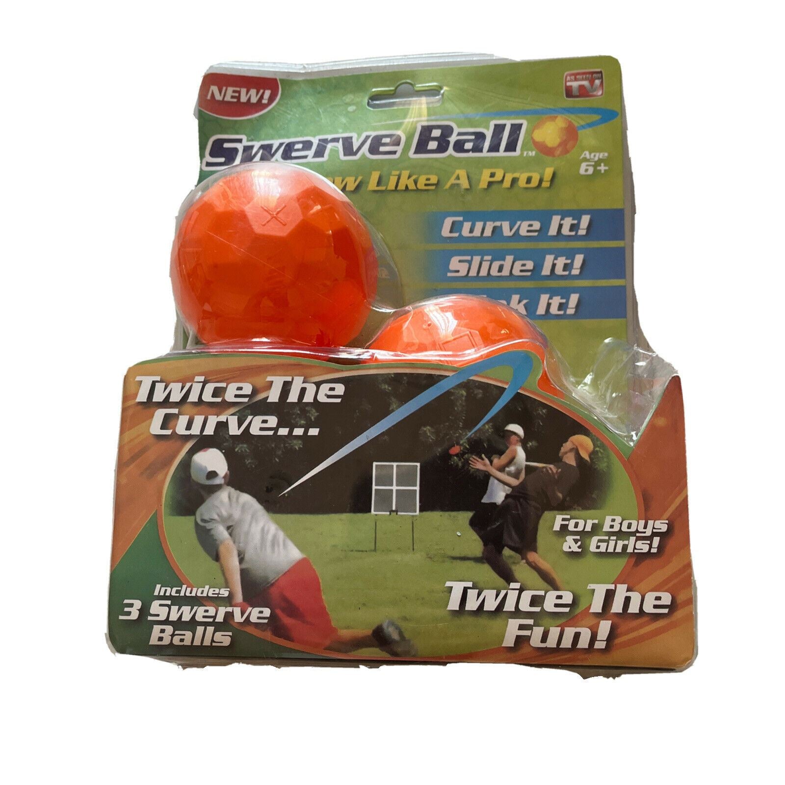 *New Sealed* Swerve Ball - Throw Like A Pro! Curve It! Slide It! Sink ...