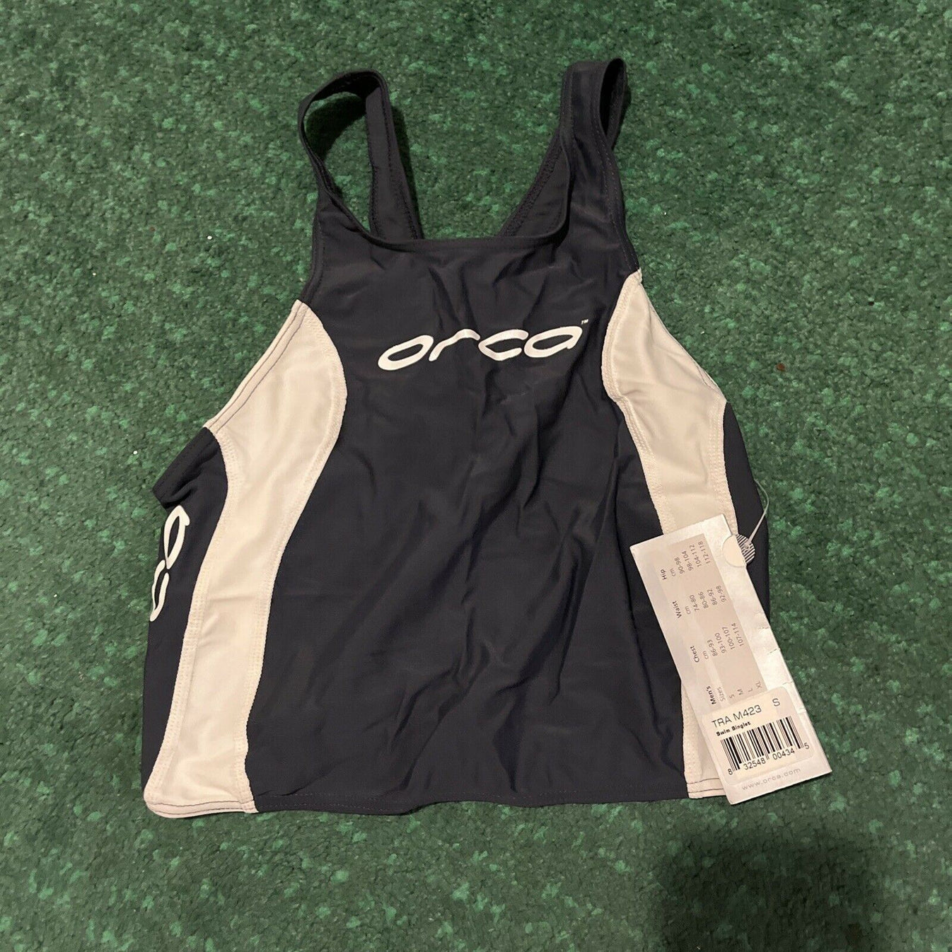 Orca Race Swim Men's Singlet Small Size – Retro Unit