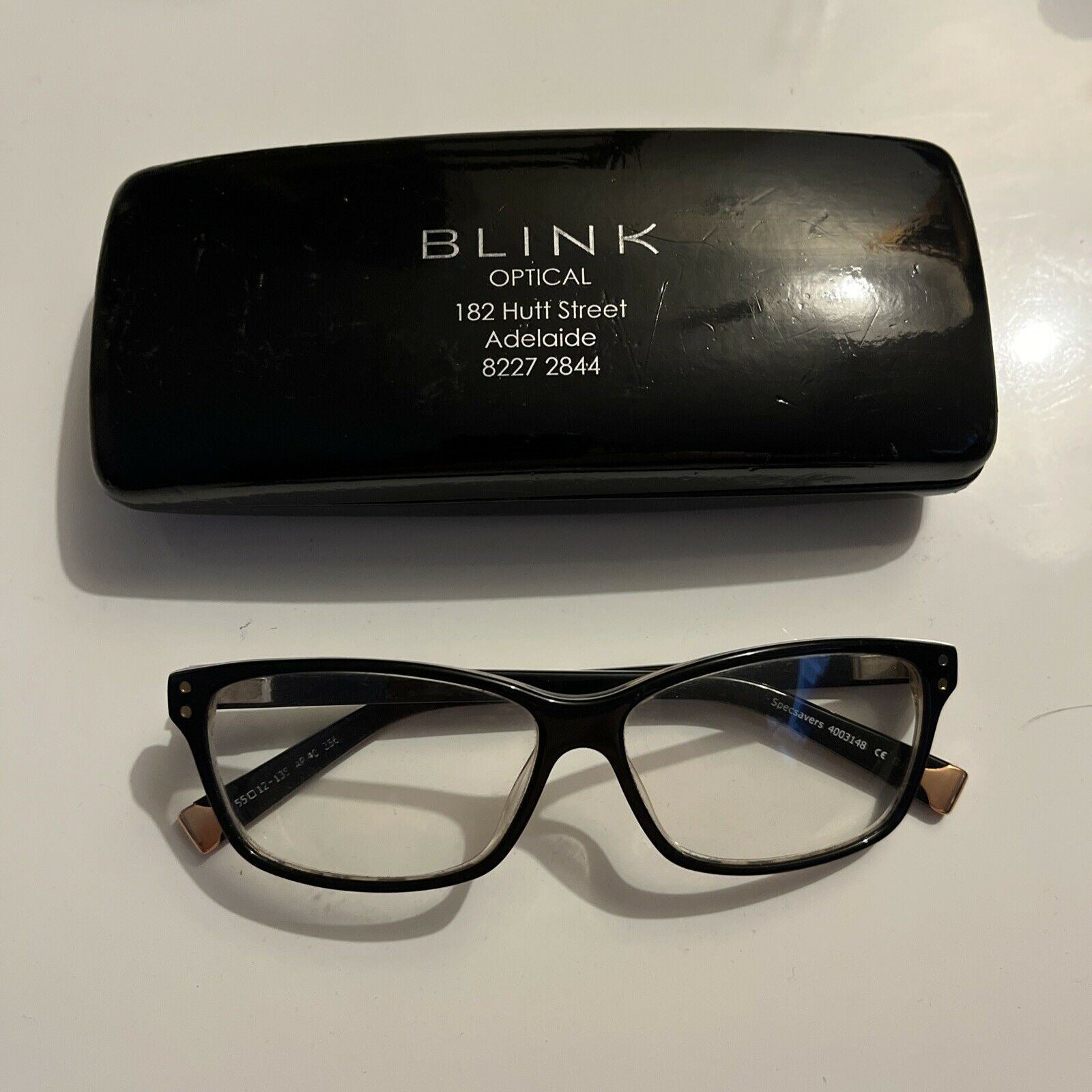 Alex Perry Eyeglasses 55/12-135 Black Leopard Pattern – Retro Unit