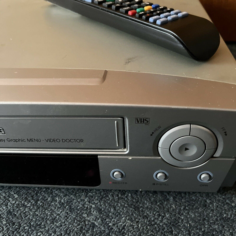 LG VCR VHS Player Recorder CC993TW NTSC/PAL Playback 100/240V – Retro Unit