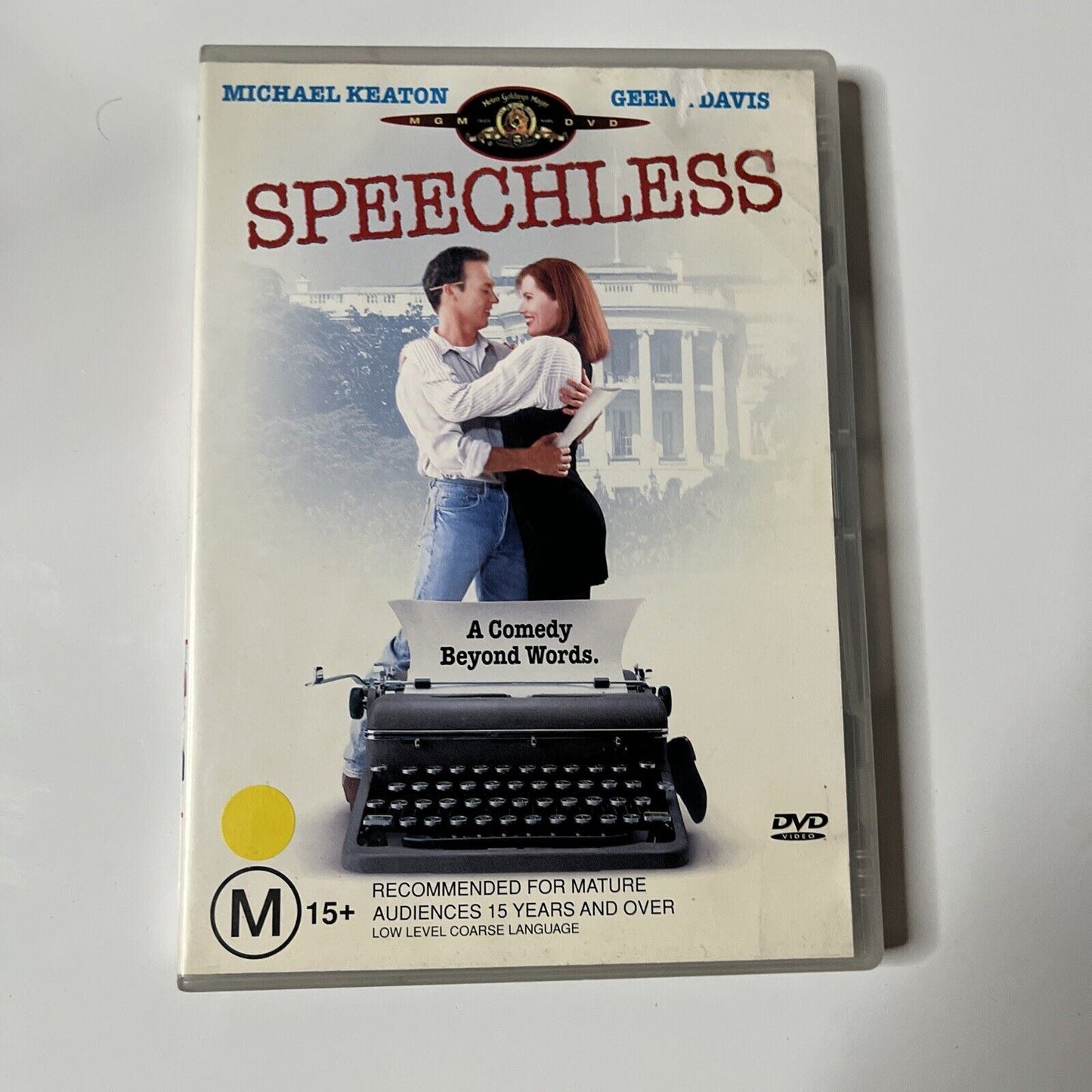 Speechless (DVD, 1994) Michael Keaton, Geena Davis Region 4 – Retro Unit