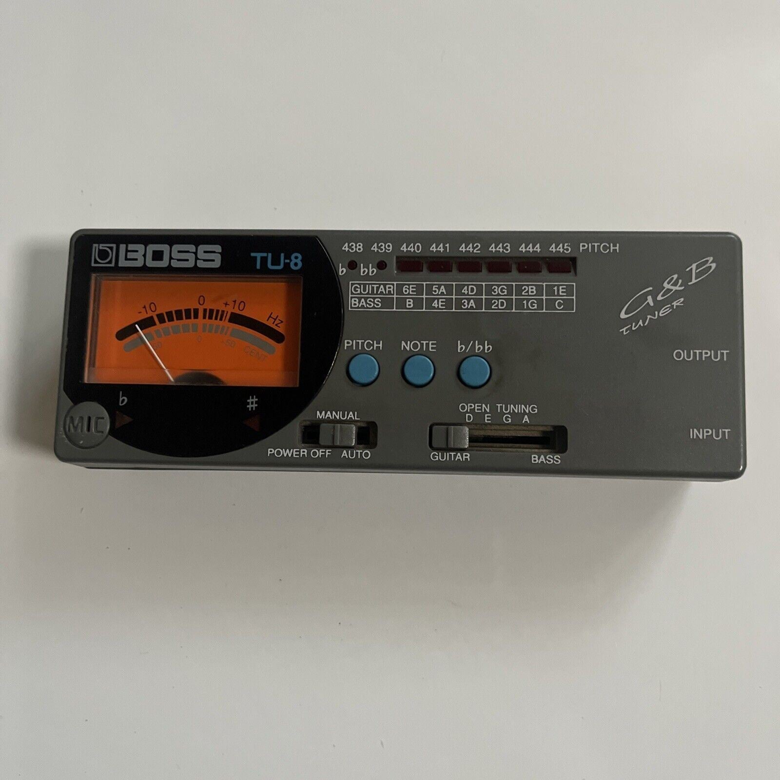 Boss TU-8 Guitar and Bass Tuner – Retro Unit