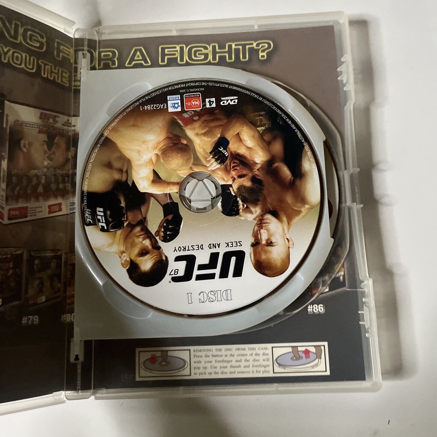 UFC #87 - Seek And Destroy (DVD, 2008, 2-Disc) Georges St-Pierre, Regi ...