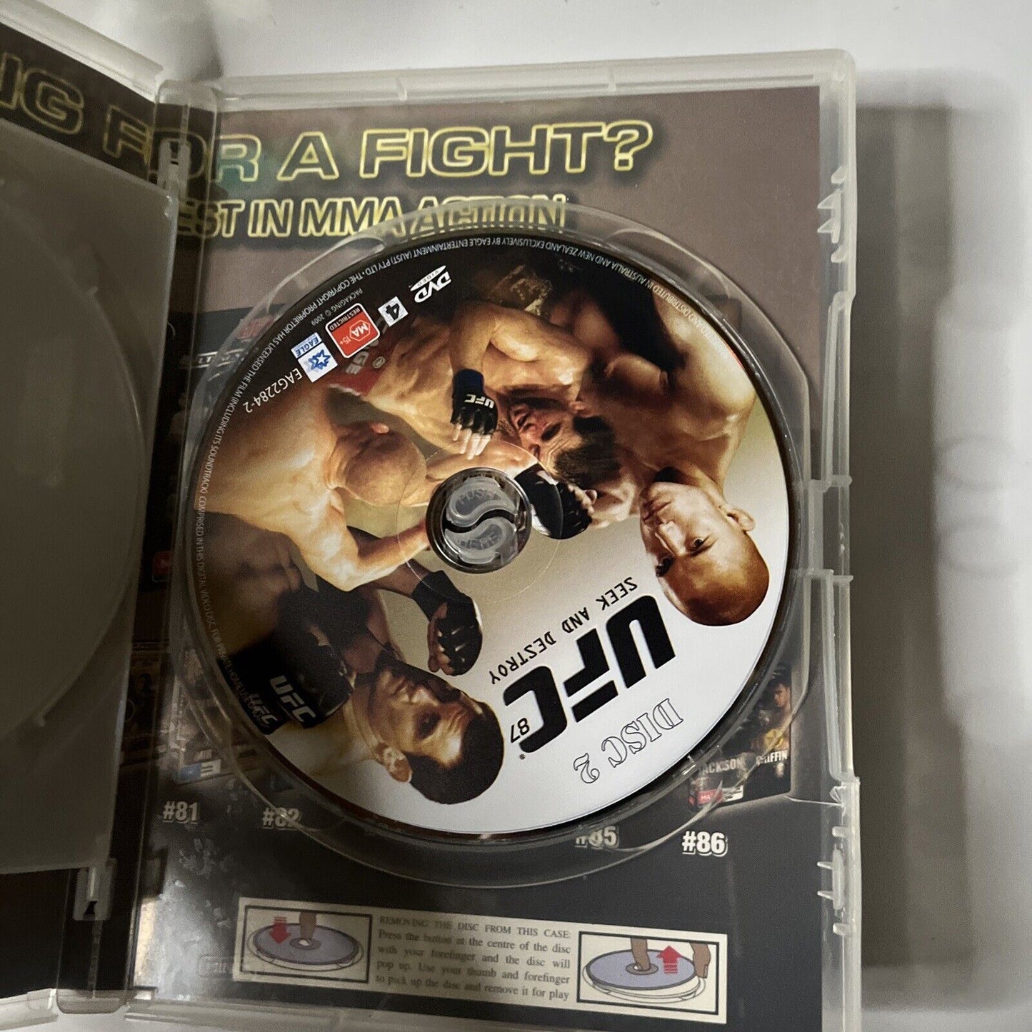 UFC #87 - Seek And Destroy (DVD, 2008, 2-Disc) Georges St-Pierre, Regi ...