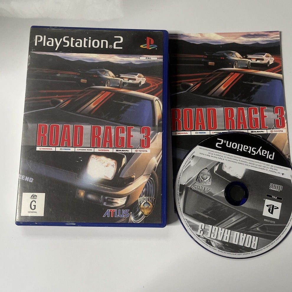 Road Rage 3 PS2 With Manual PAL – Retro Unit