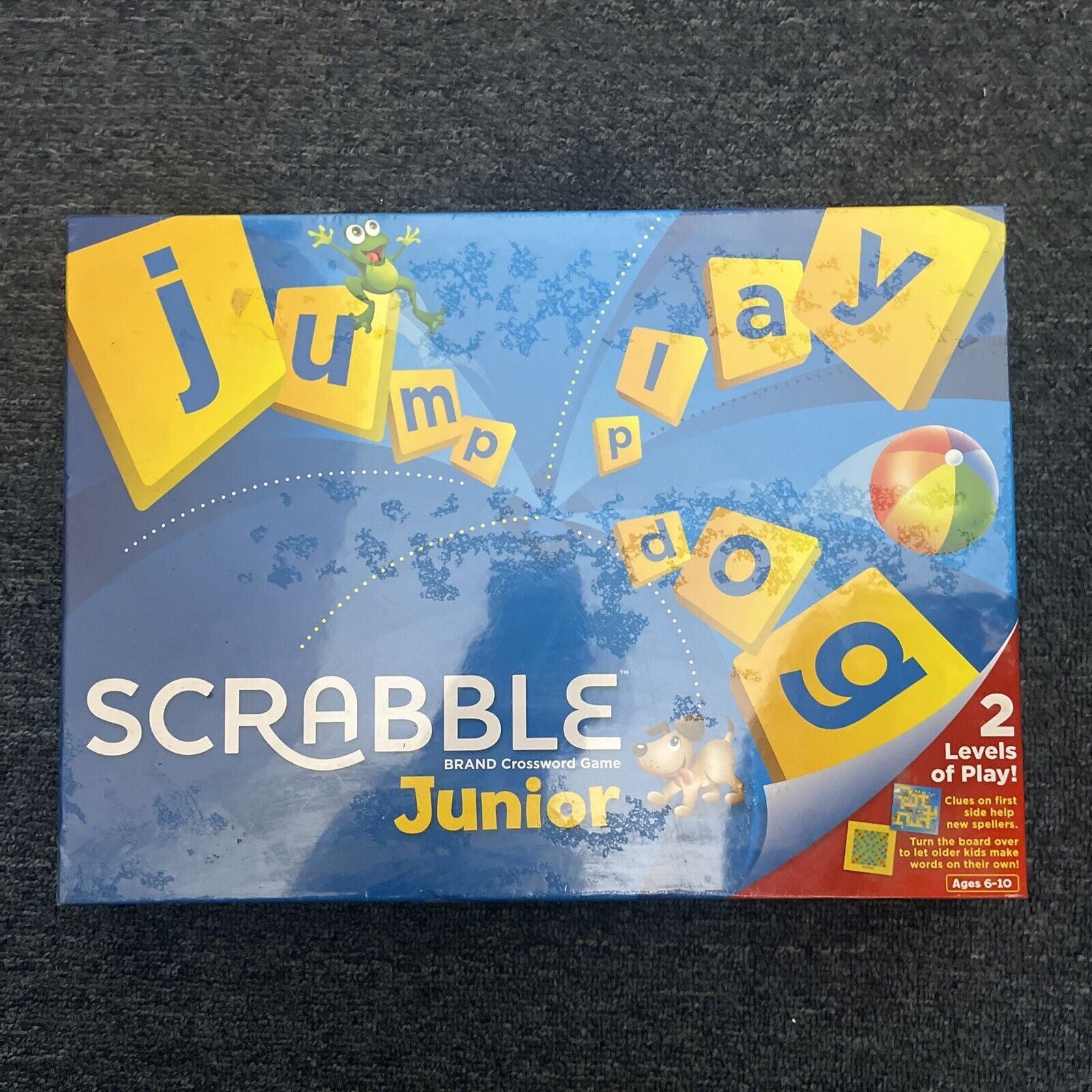 Scrabble Junior Board Game Mattel Two Fun Word Games In One! 2018*New ...