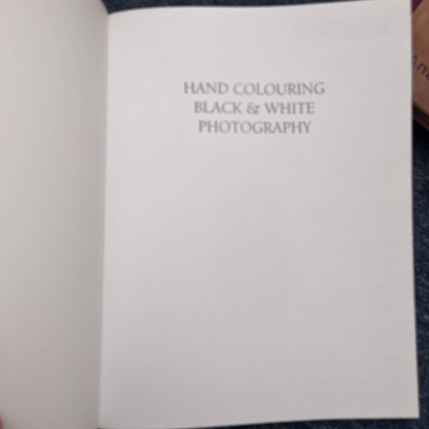 Hand Colouring Black and White Photography: An Introduction by Laurie ...