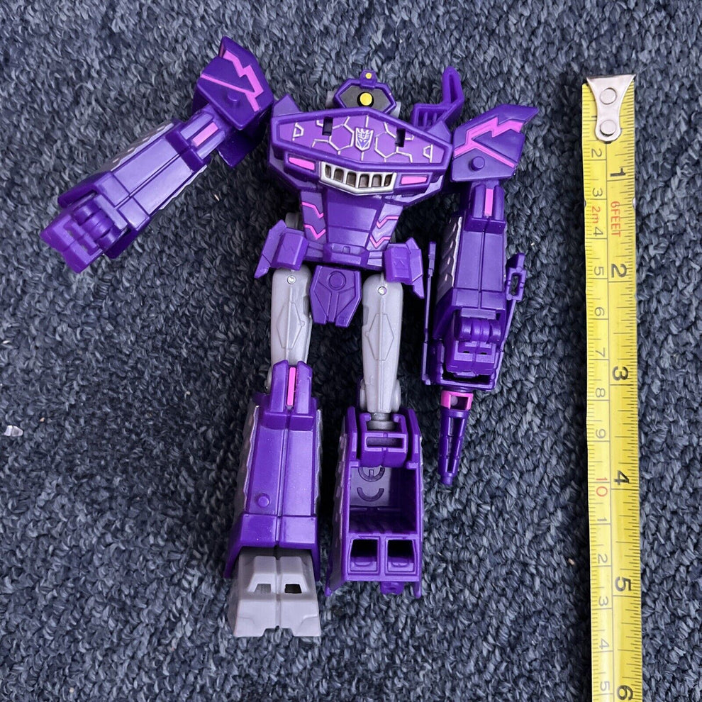 Transformers: Cyberverse - Shockwave 5” Action Figure *one foot missin ...