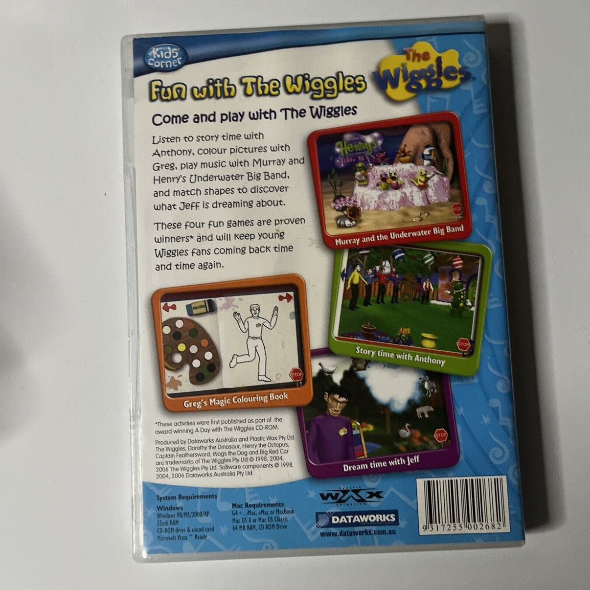 The Wiggles - Fun With The Wiggles PC Mac CD-ROM Game – Retro Unit