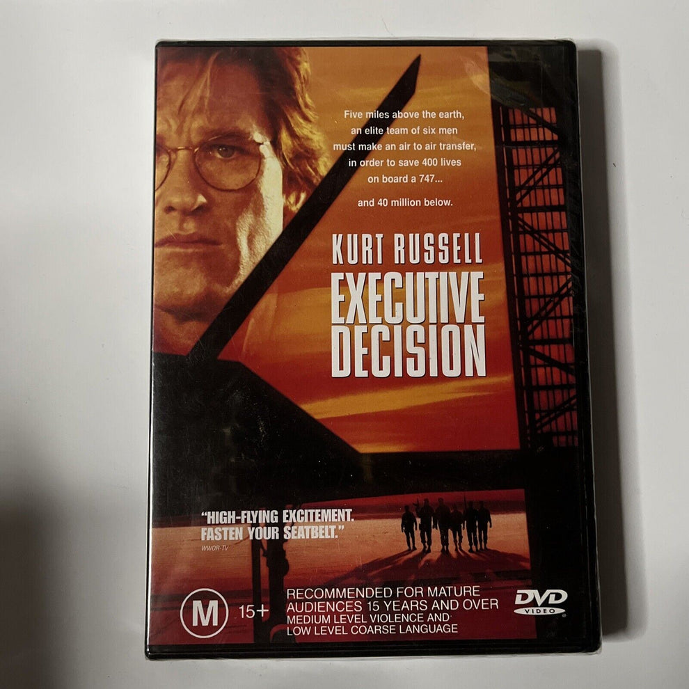 *New Sealed* Executive Decision (DVD, 1996) Kurt Russell, Steven Seaga – Retro Unit