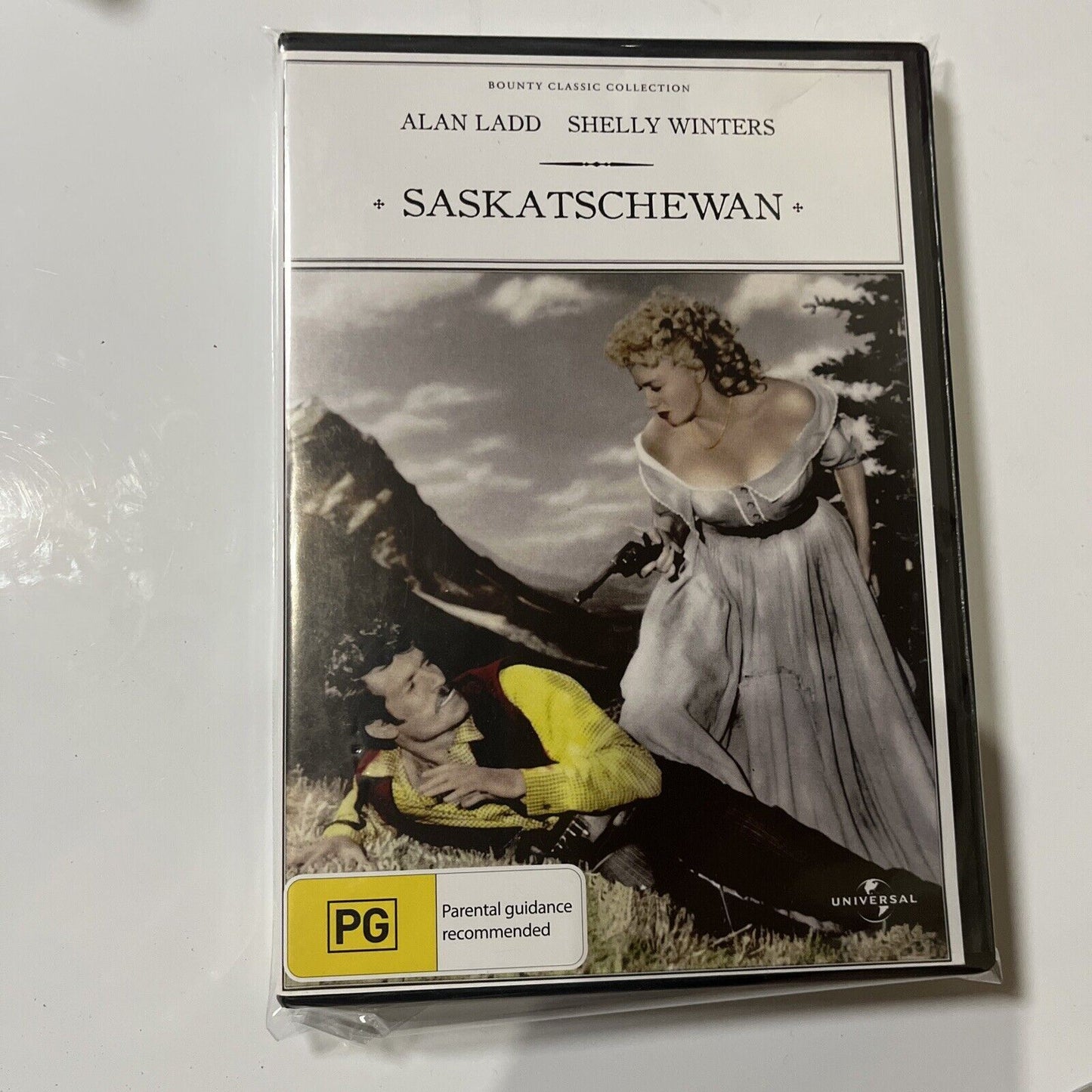 Saskatschewan (DVD, 1954) Alan Ladd, Shelly Winters NEW Region 4 – Retro Unit
