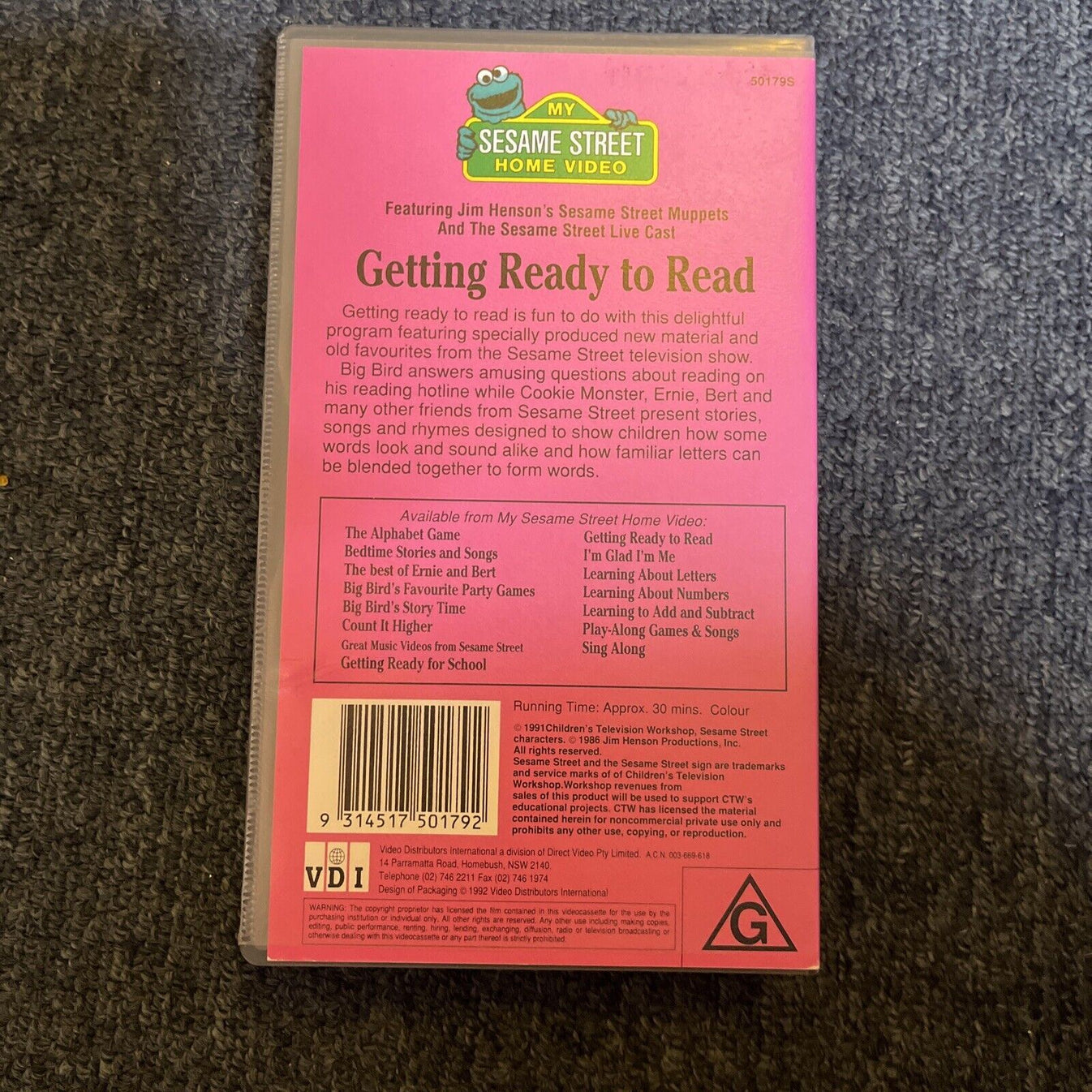 Sesame Street - Getting Ready to Read, Getting Ready For School (VHS ...